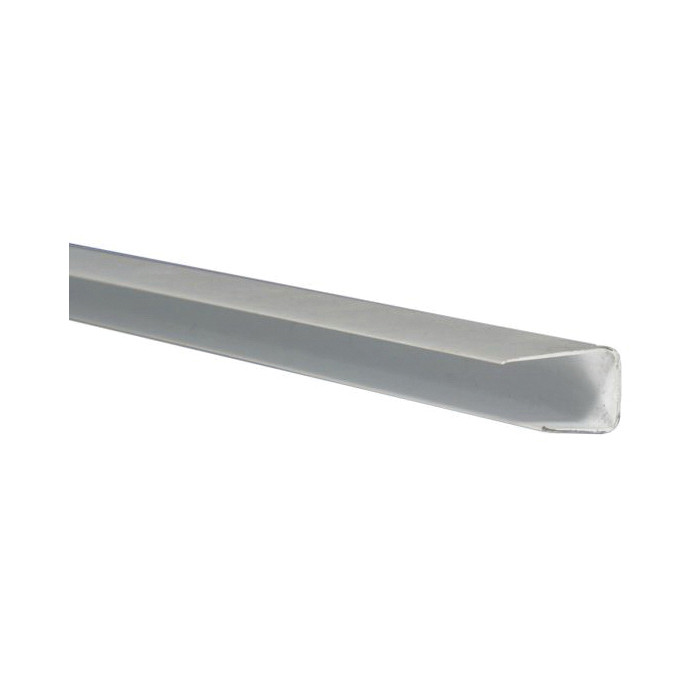 PVC End Cap Strip, 15/32 in THK, 8 ft L
