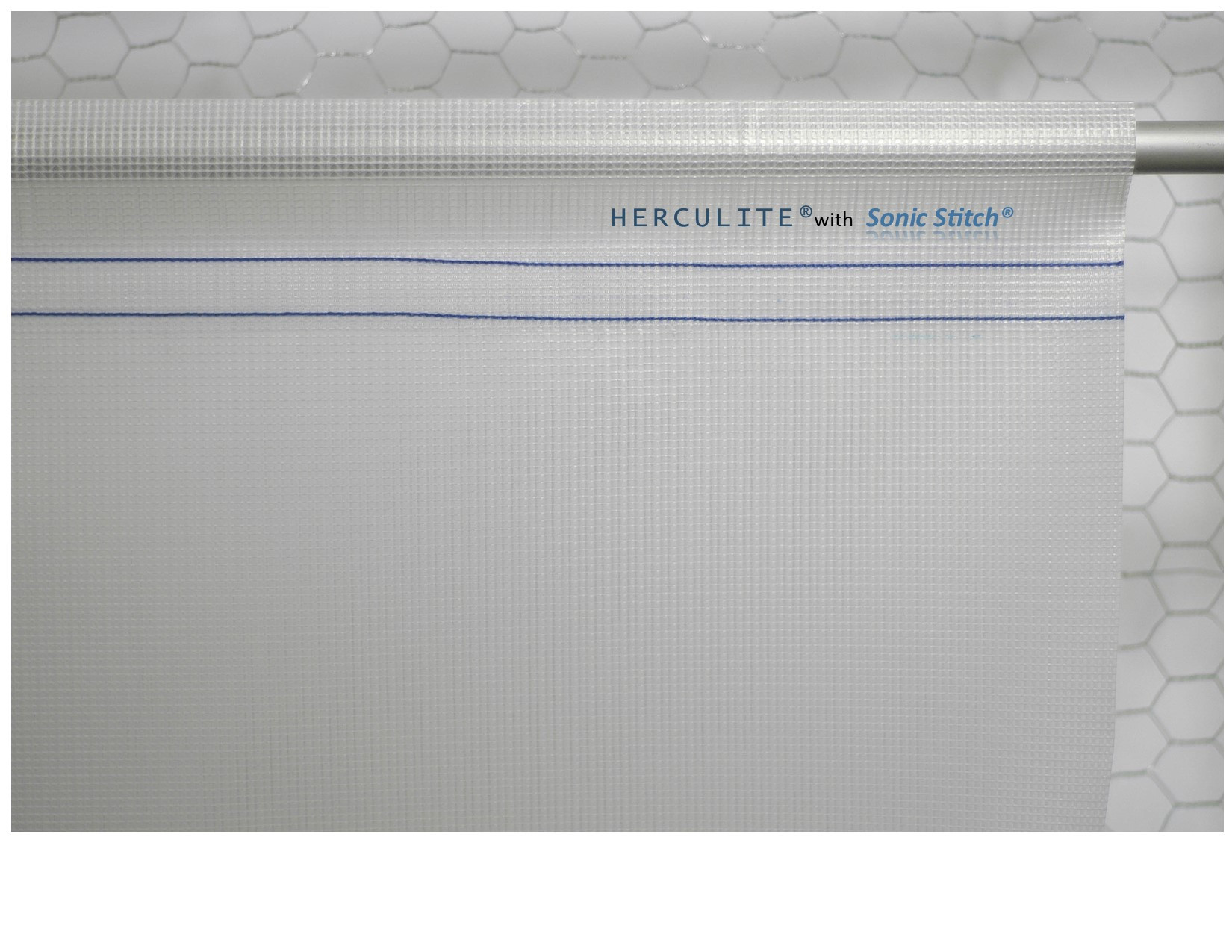 HERCULITE® 10 oz. Frosty Vinyl Double Hem Curtains