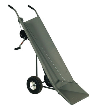 Solid Panel Carcass Cart With Winch, 1100 lb Load