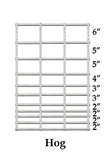 Hog Panel - Steel - 34" (H) x 192" (L)