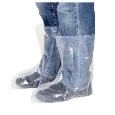 Disposable Poly Clear X-Large Work Boot Cover 25 Pair