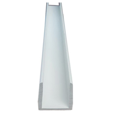 PVC U-Channel for Creep Panel, 7/8 in x 20 ft