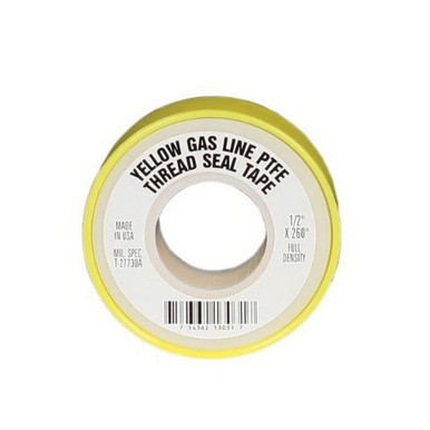 Thread Sealant Pipe Tape for Gas Lines - Yellow