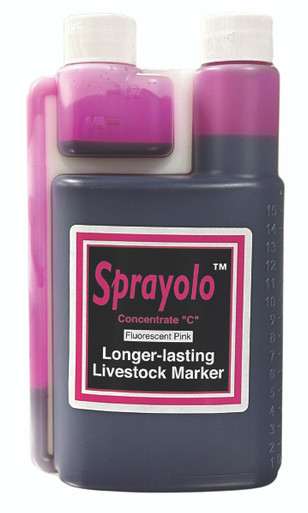 Concentrate Livestock Marker, Pink, includes free 16oz sprayer