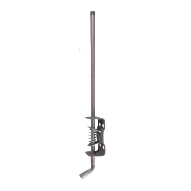Stainless Steel 36" Single Adjustable Water Pipe with Bracket