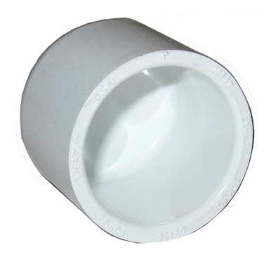 3 Inch PVC Cap - Slip