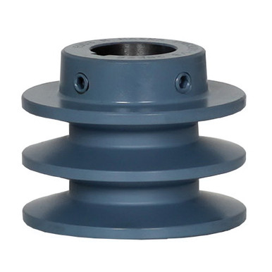 Dodge® 2MB Light Duty Bore Sheave, 1-1/8 in Fixed Bore, 3 in OD, 2 ...