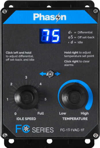 Phason FC-1T-1VAC-1F Fan & Heater Control