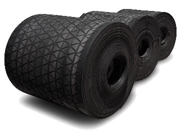 Animat Dairy Grip Grooved Rubber Rolls