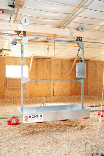 Chicken Reaper Powered Trolley w/ Bucket Tray