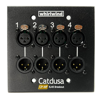 Whirlwind Catdusa CP-MF Wall Plate - whirlwinduk