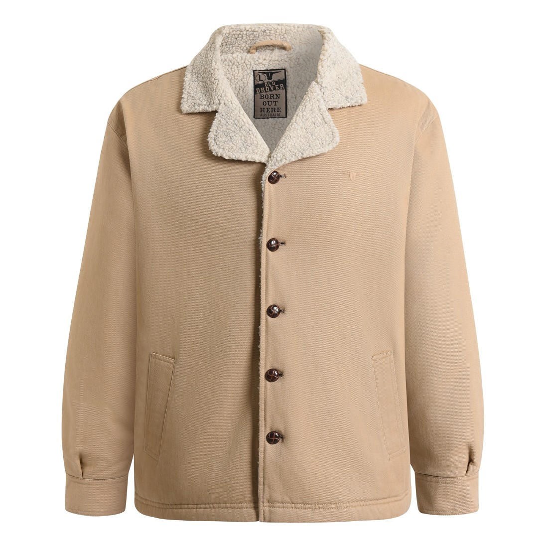 Born Out Here Old Drover Jacket In Old Buckskin - Golders Toowoomba