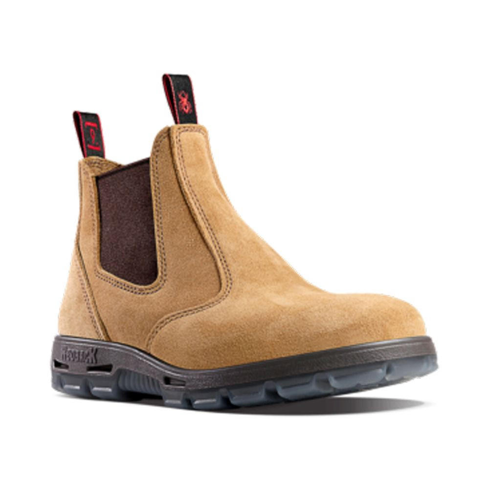 Redback Bobcat Steel Cap Suede Boot Banana USBBA