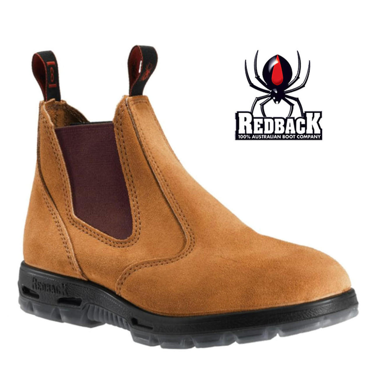 Redback Bobcat Soft Toe Suede Boot Banana UBBA