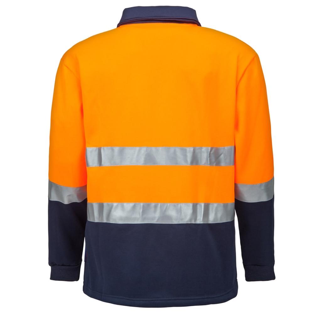 Ritemate RM6012R Hi Vis 2 Tone Fleece Pullover (Half Zip) with ...