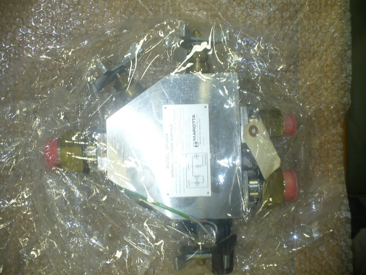MAROTTA Nitrogen Charging Manifold Modle SPV404 MFR P/N 283852-0001 ...