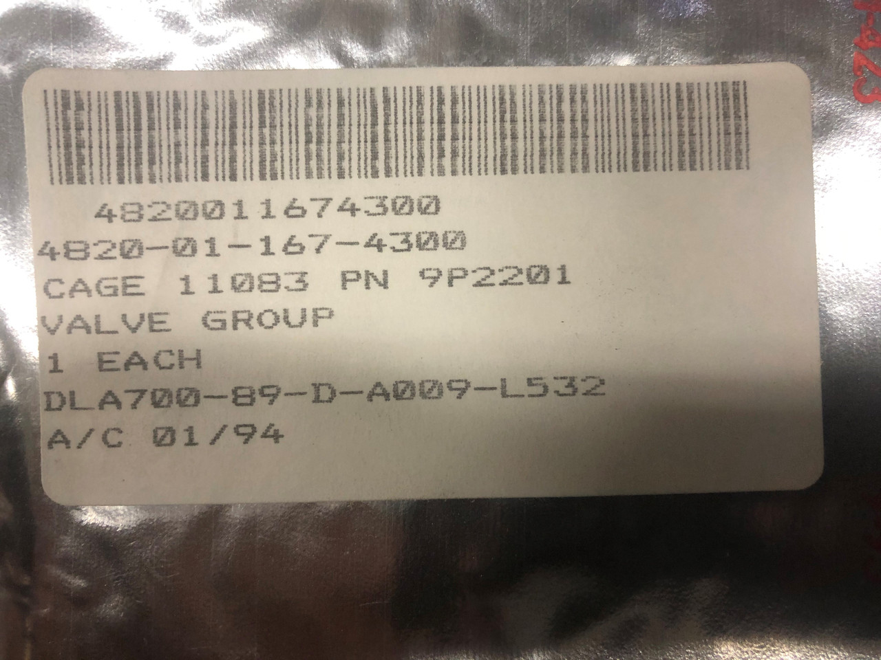 CATERPILLAR VALVE,LINEAR,DIRECTIONAL CONTROL P/N 9P2201 NSN ...