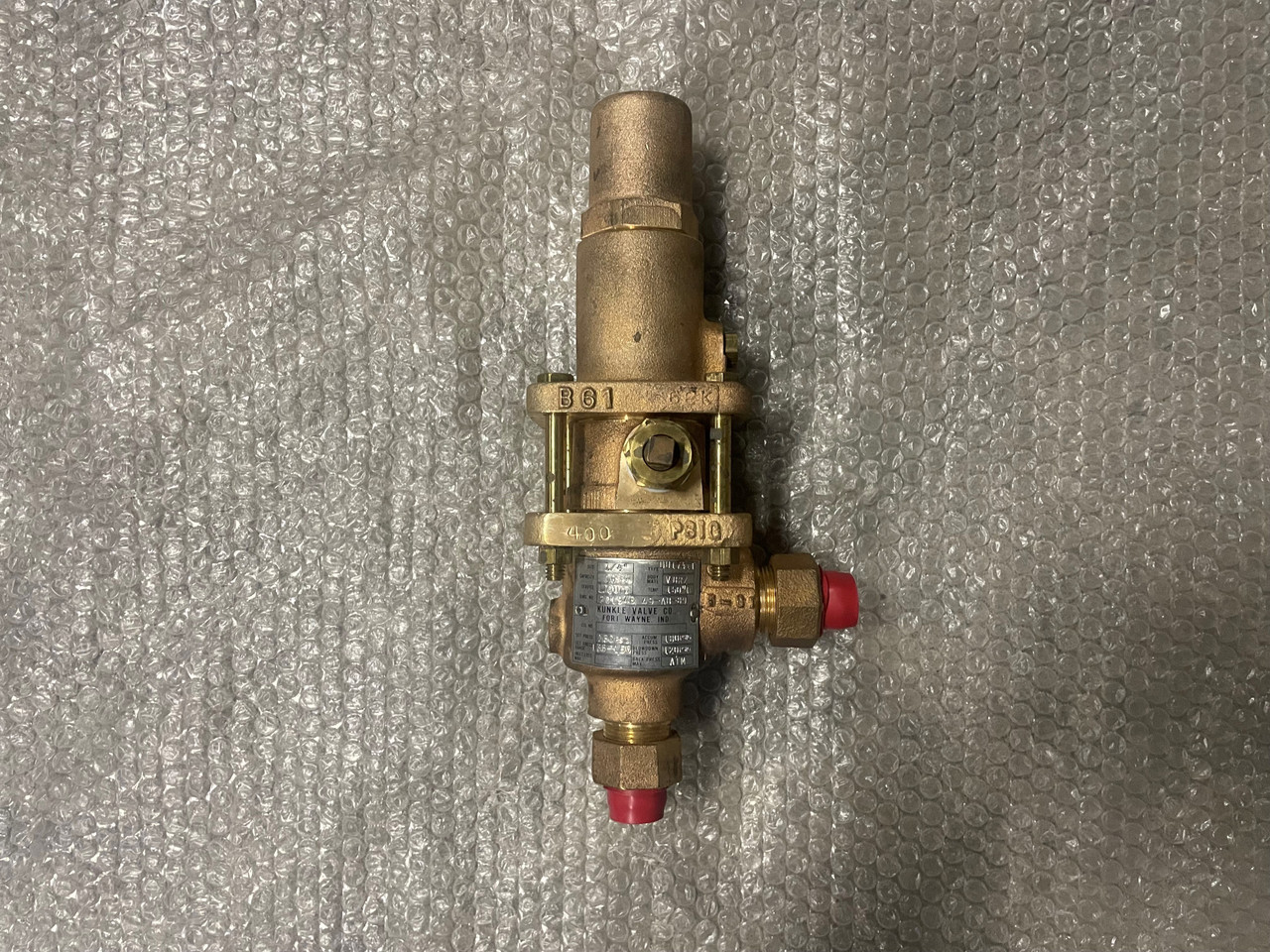 Kunkle Safety Relief Valve P/N TYPE UU1741T Size 1/4” CAPACITY 163PM ...