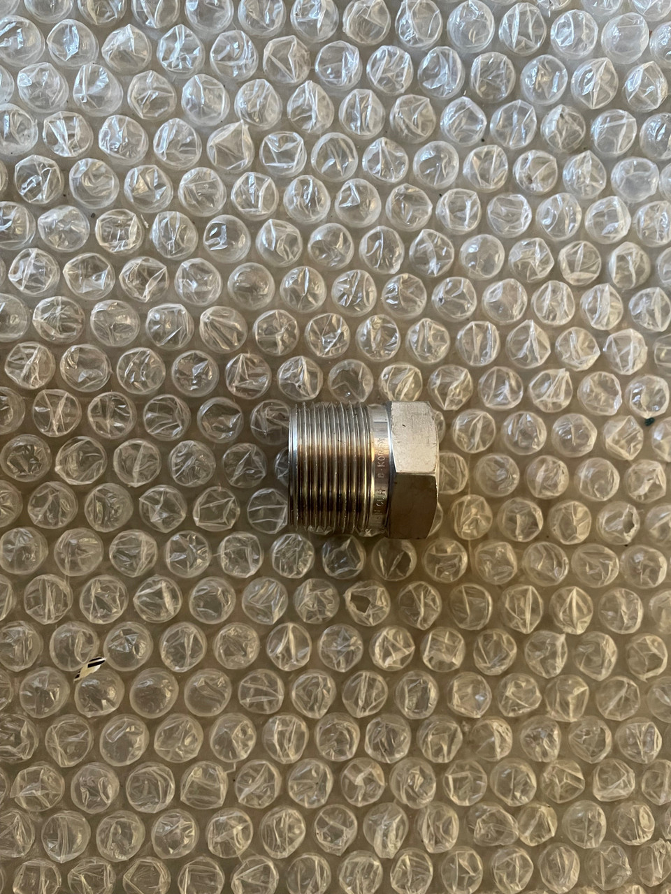 Parker Pipe Fittings Reducing Bushing P/N 12-6 RB-SS 316SS, 3/4 MNPT x ...