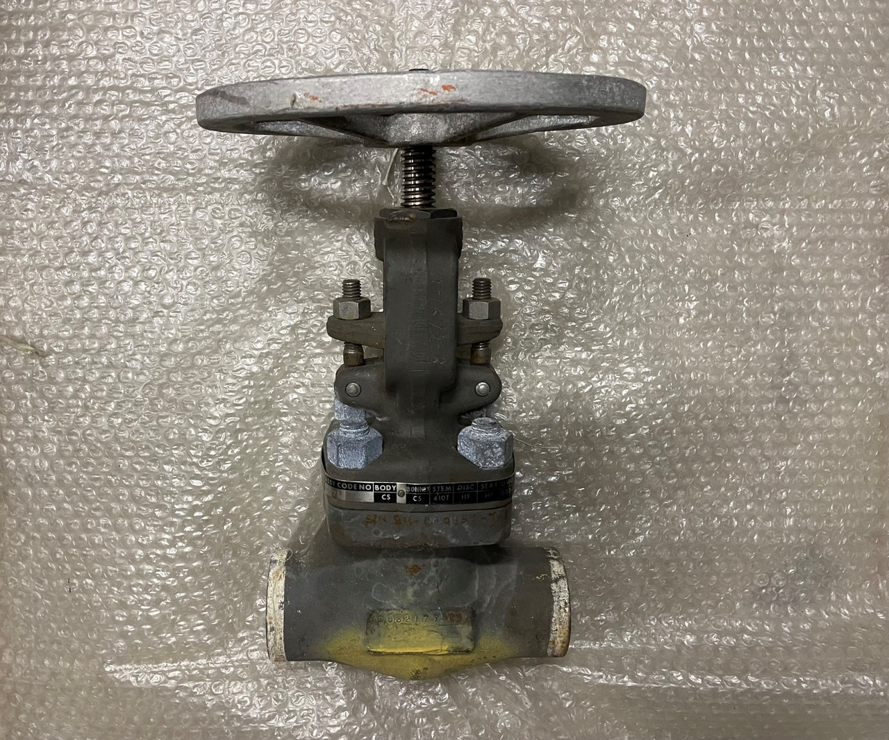 NAVAL SEA GLOBE VALVE DWG 803-2177525 Size 1-1/2 1-WAECO GLOBE VALVE ...
