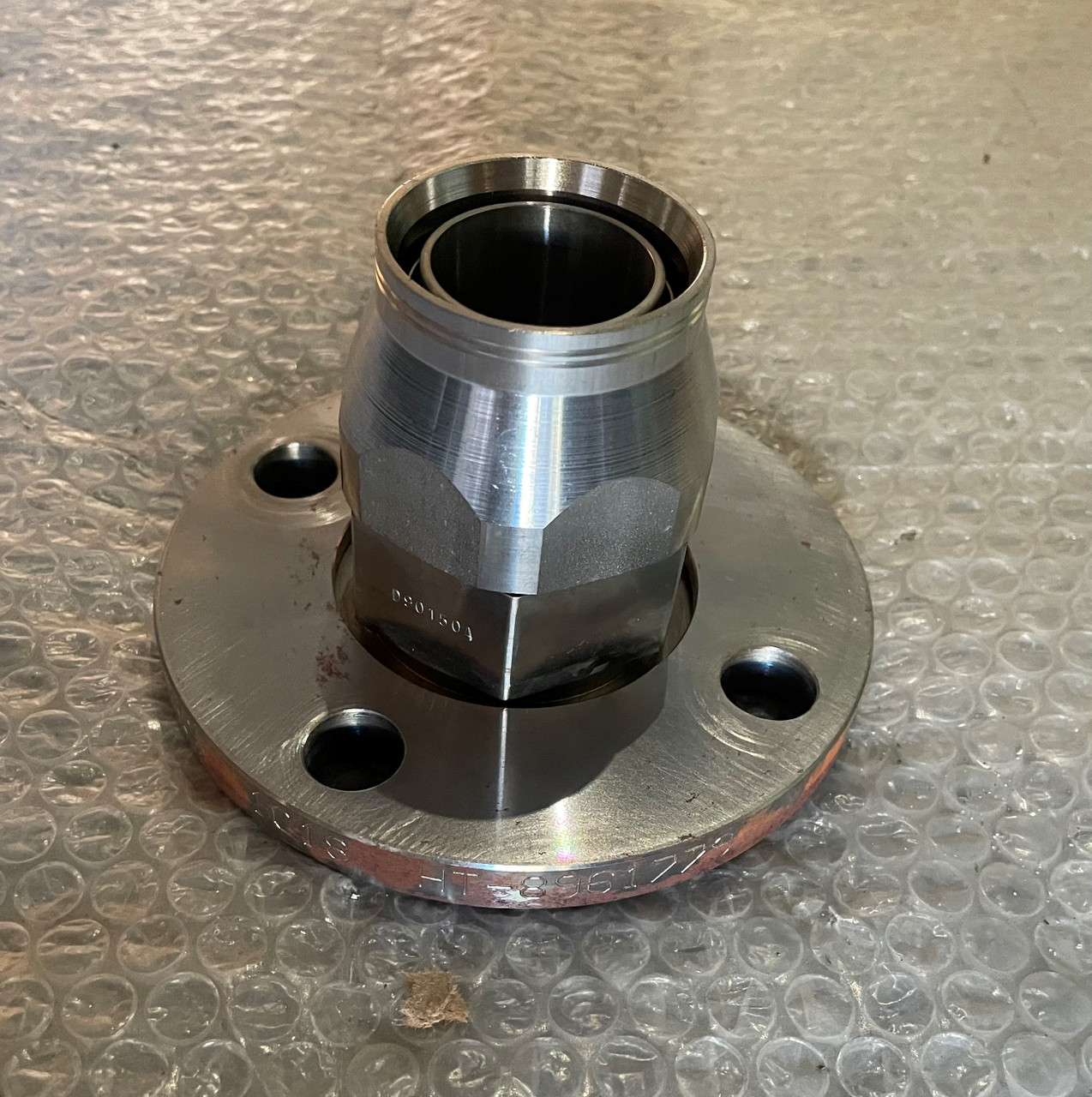 CUSTOM HYDRAULIC ADAPTER,STRAIGHT,FLANGE TO HOSE P/N CMC-31-7155-24-24 ...