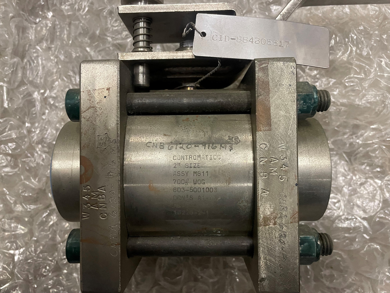 Contromatics Ball Valve P/N 803-5001003 Size: 2" CID 884305617 NOMINAL ...