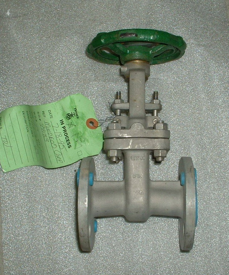 NEWCO Gate Valve P/N 11F-C8M4 1.00IN Size 1" NSN 4820013309322 Name ...