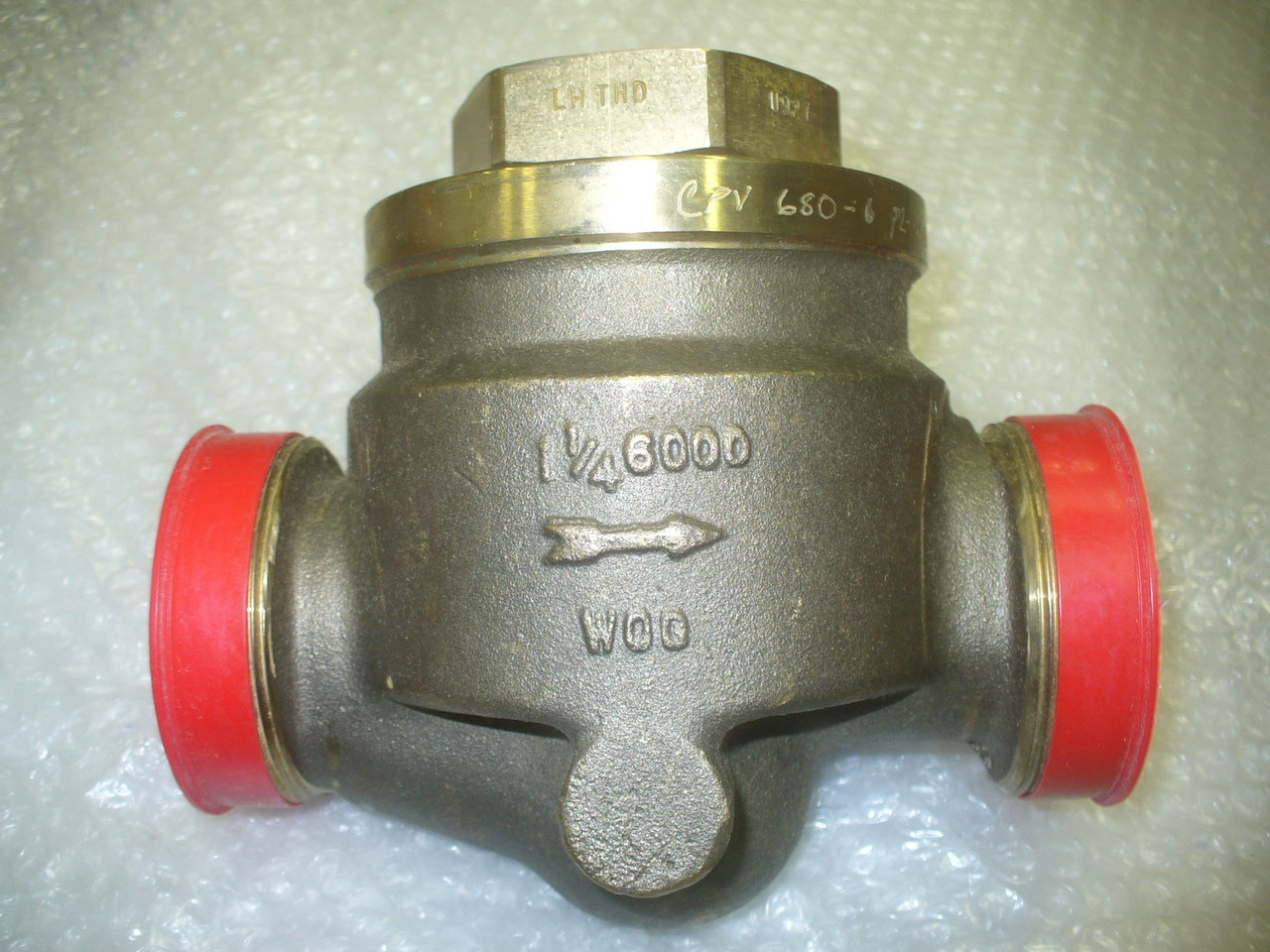CPV Check Valve P/N 680-6 PL0138A Size: 1 1/4" 6000 WOG M/N LHTO V927 ...
