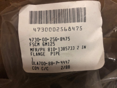 FLANGE,PIPE P/N 810-1385733 NSN 4730002568475 Name Value BOLT CIRCLE ...