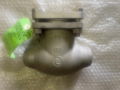 LADISH Swing Check Valve Buttweld P/N 5279-0607-15A Size 1-1/2" 150 ...