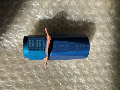 MILITARY STANDARDS ADAPTER,STRAIGHT,TUBE TO HOSE P/N MS24587-10