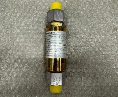 MAROTTA VALVE REGULATING FLUID PRESSURE P/N 281250-0001