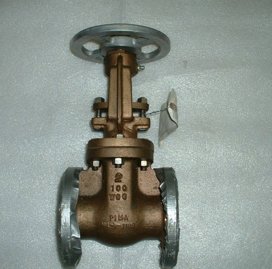 PIMA Gate Valve Flange P/N NNK62-11 Size 2" 100WOG MIL-V-1189 AC ...