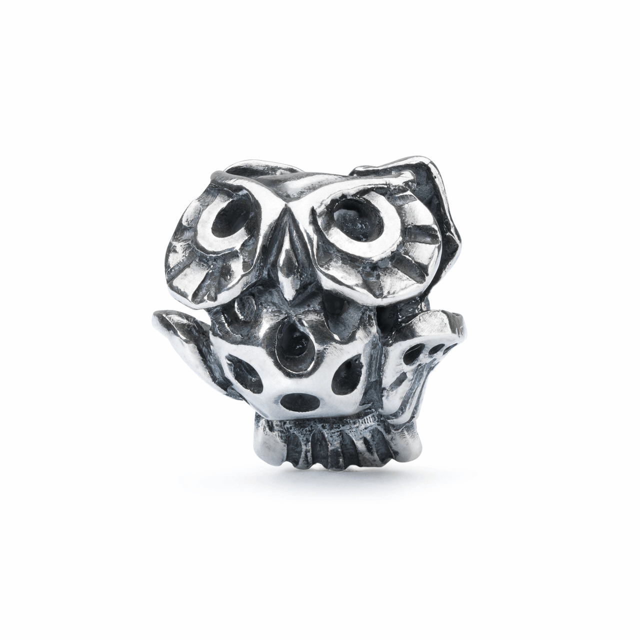Trollbeads Wise Owl | Silver Charm | TrollbeadsAkron.com