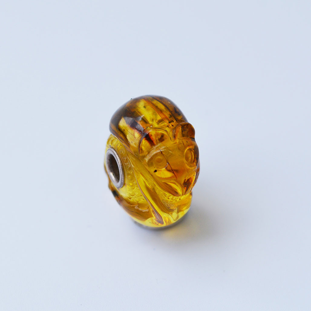 Giant Engraved Amber 2 - trollbeadsakron.com