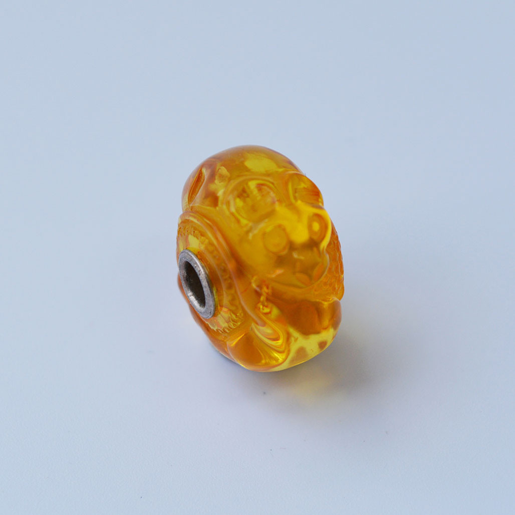 Giant Engraved Amber 3 - trollbeadsakron.com