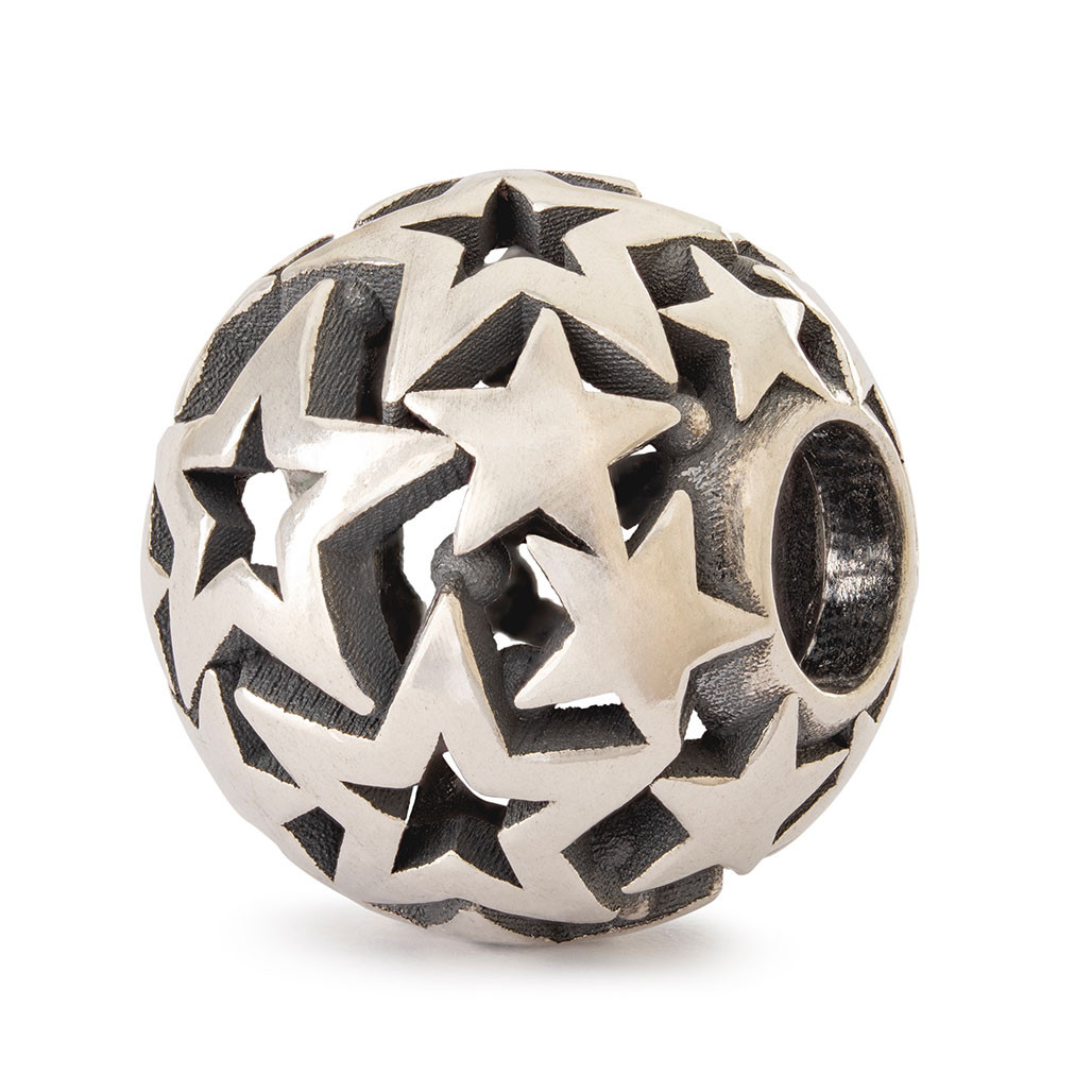 Trollbeads Star Blanket | Silver Christmas Trollbead | TrollbeadsAkron.com