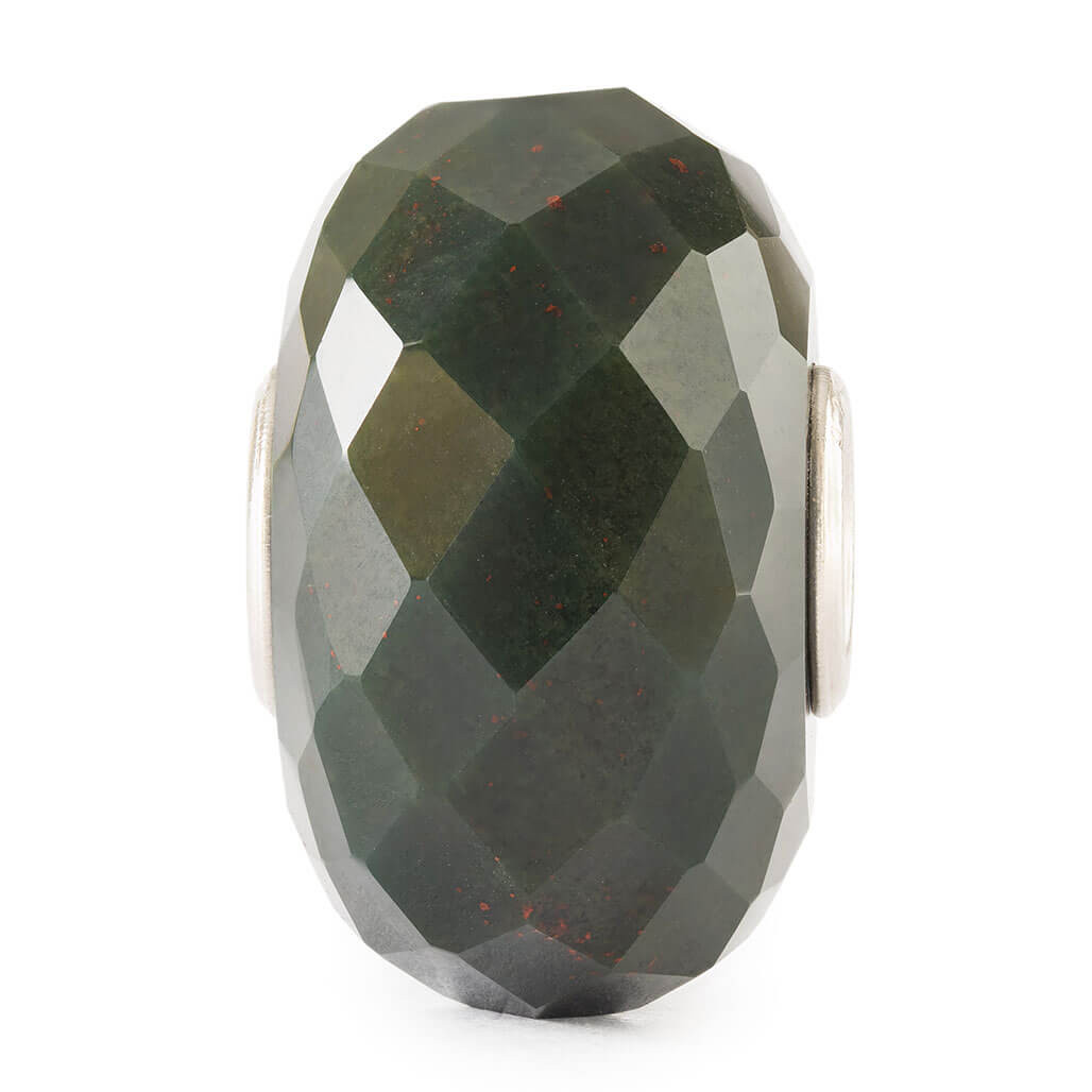 Green Chalcedony Faceted Trollbead | Gemstone Beads | TrollbeadsAkron