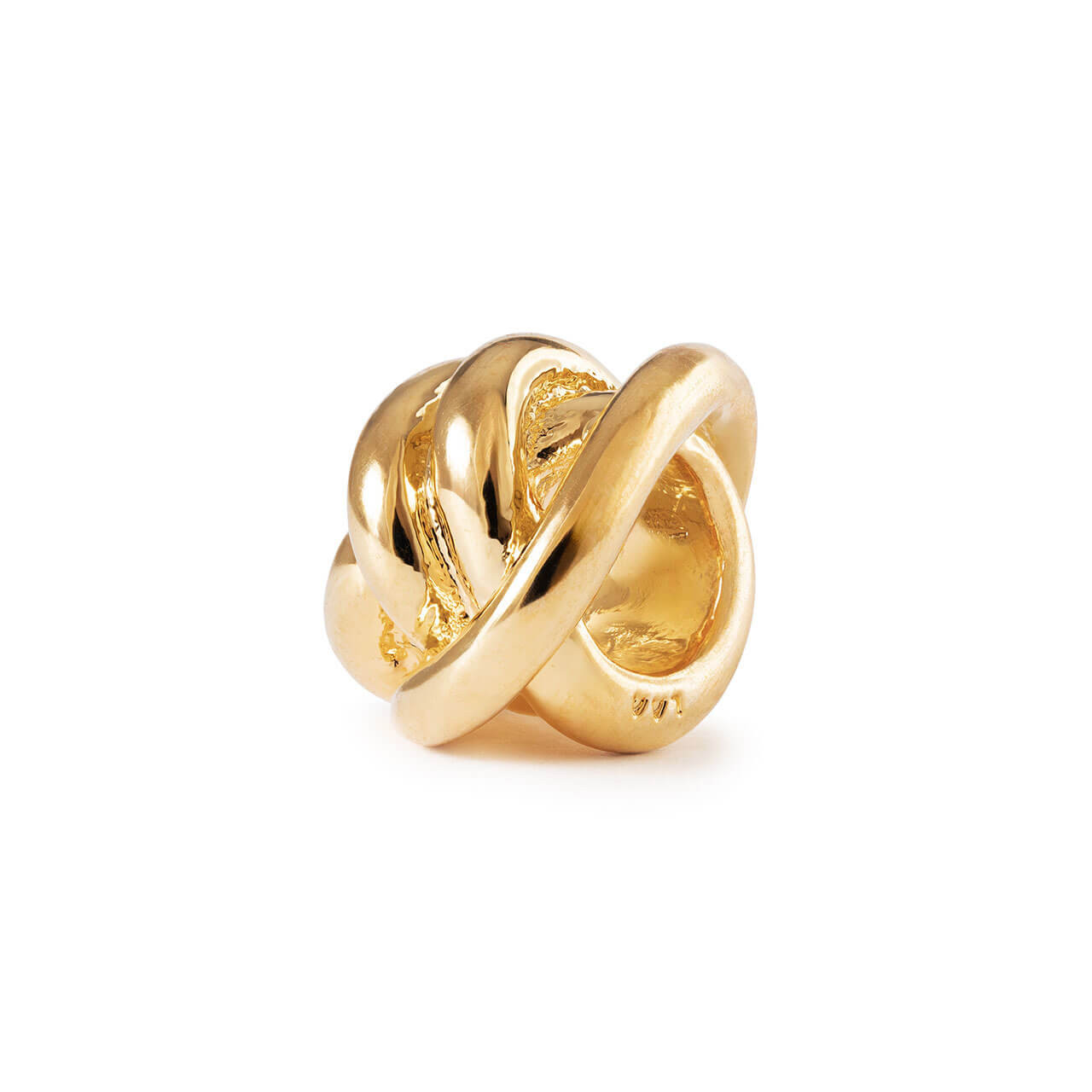 Lucky Knot Gold Plated Bead | Trollbeads 50 Year Golden Jubilee