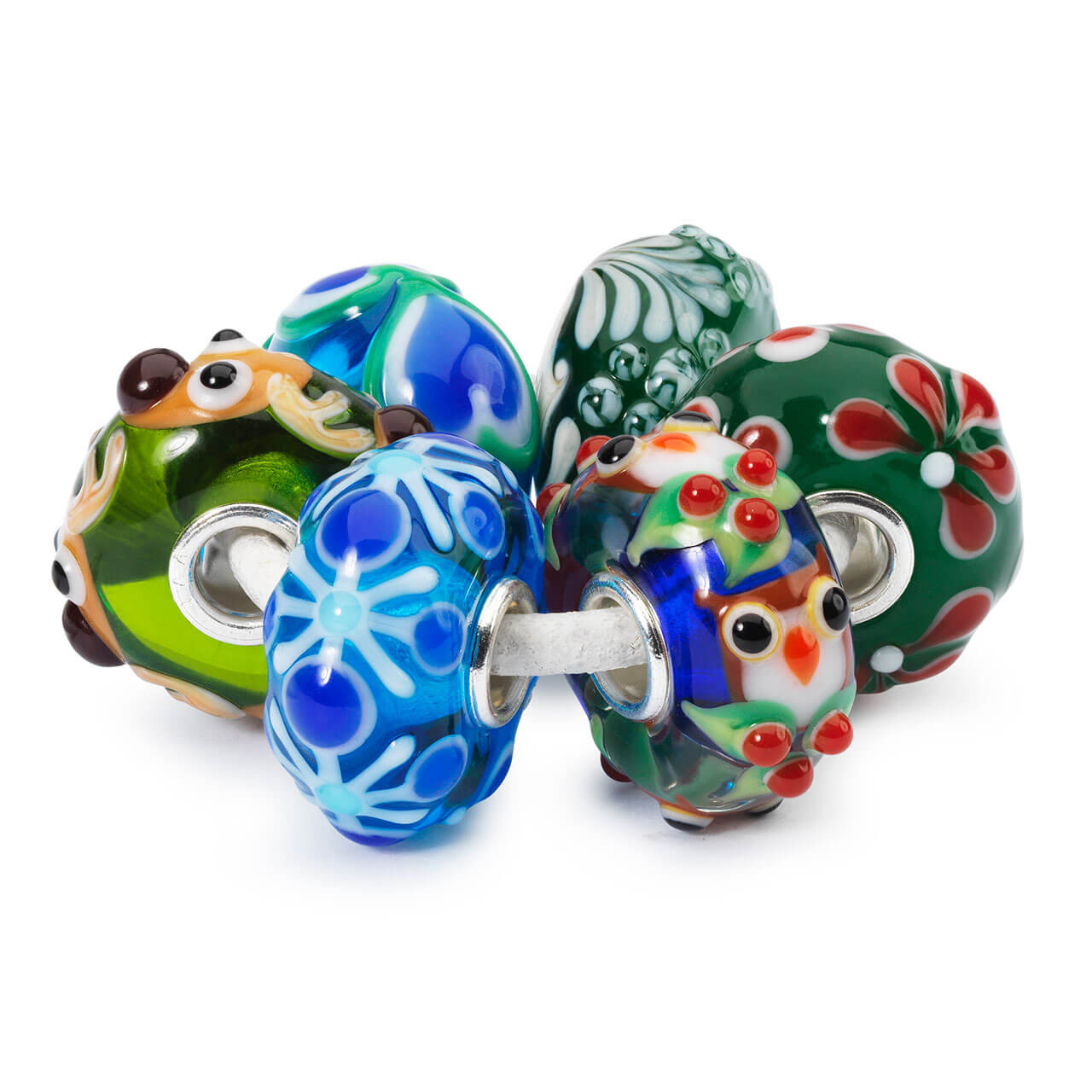 Trollbeads | Holly Bushes | Christmas Trollbeads | TrollbeadsAkron.com