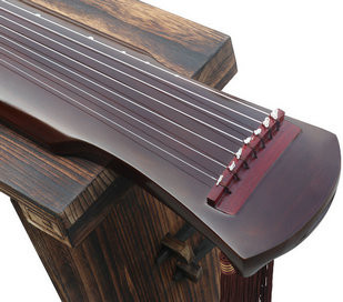 Buy Guqin Instrument Exquisite Paulownia Wood Guqin Zither Chinese 7 ...