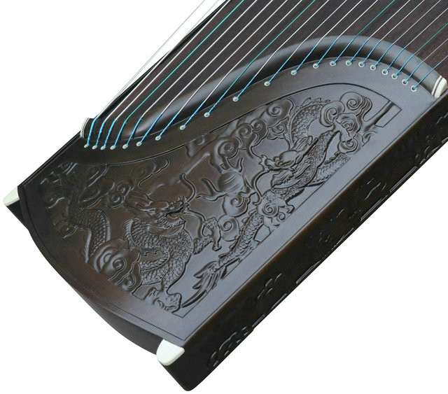 Buy Guzheng Instrument Professional Level Dragon Carved Guzheng ...