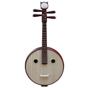 Buy Ruan Instrument Professional Carved Hardwood Zhongruan Chinese Moon ...