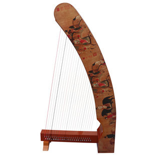 Buy Professional Konghou Instrument Ancient Chinese Zither 23 Strings ...