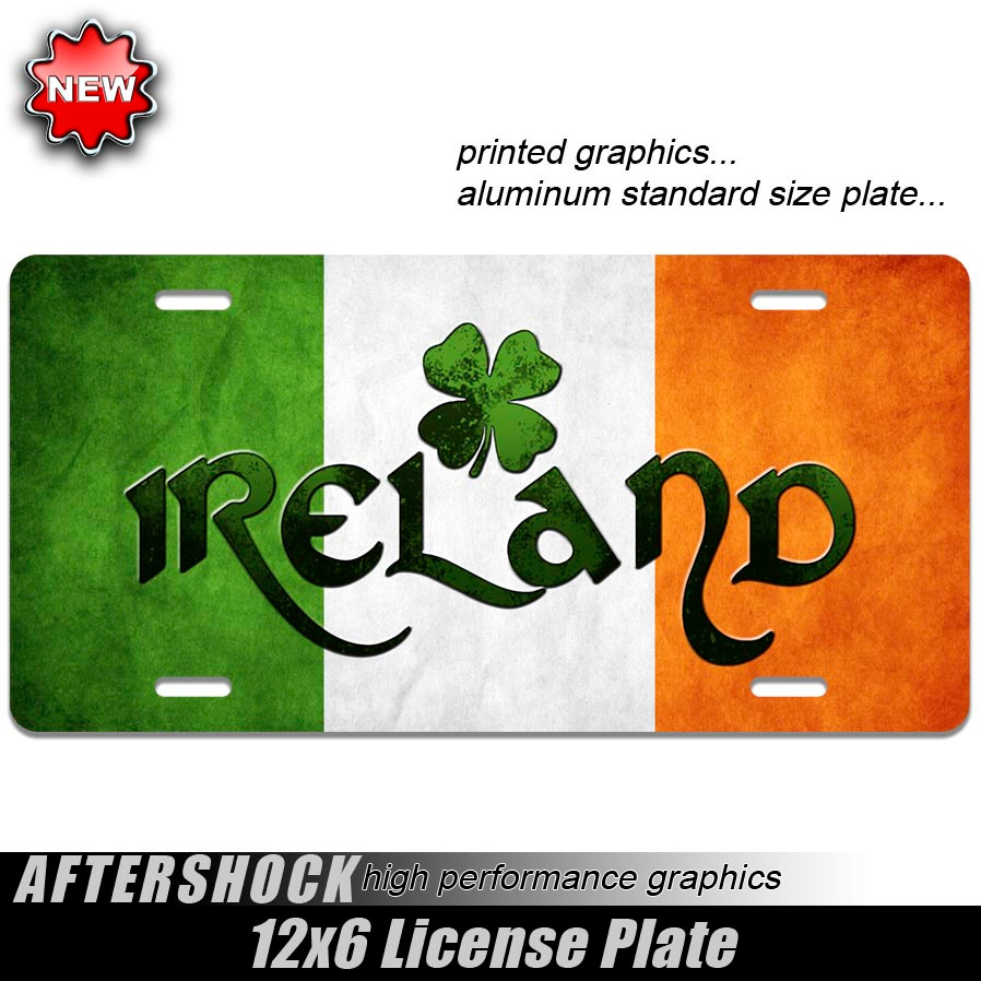Ireland Celtic Flag Plate - Aftershock Decals