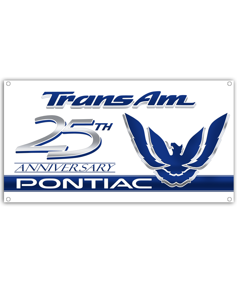 Trans Am 25th Anniversary Banner - Aftershock Decals