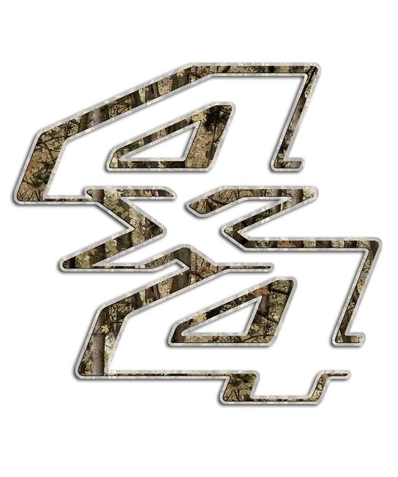 Ford Camouflage Truck Decals | F-250 Super Duty Diesel Hunting Sticker