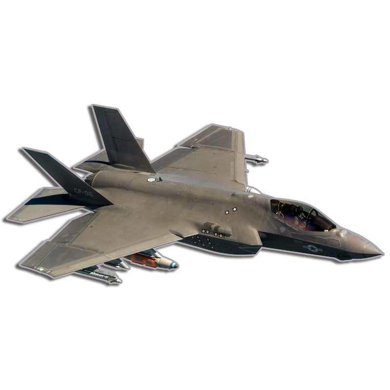 Air Force F-35 Joint Strike Fighter Military Jet Decal