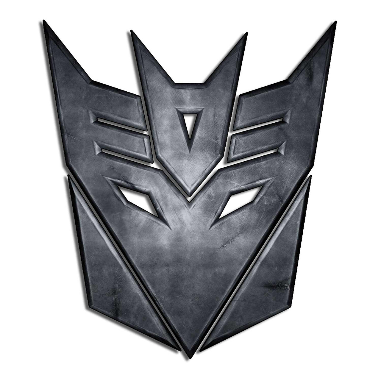 Decepticon Transformers Grunge Logo Decal