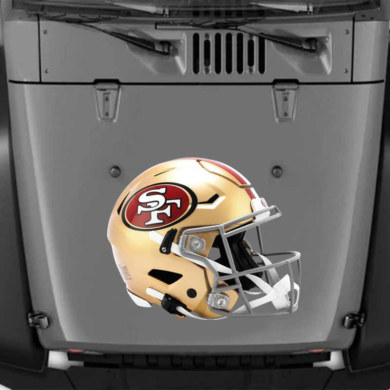 49ers Football Helmet Decal